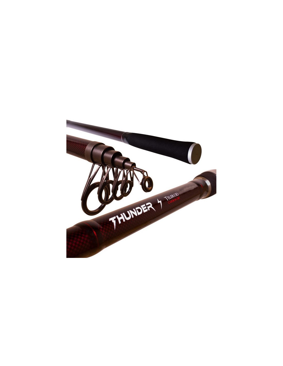 Delphin THUNDER GenerationX 390cm 140g Profi Teleskop Angelrute Car...